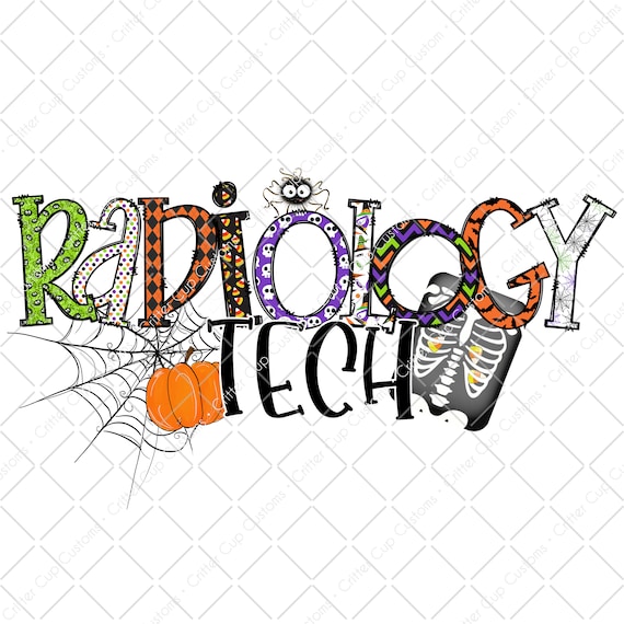 Halloween Radiology Tech Design Digital Download PNG File - Etsy