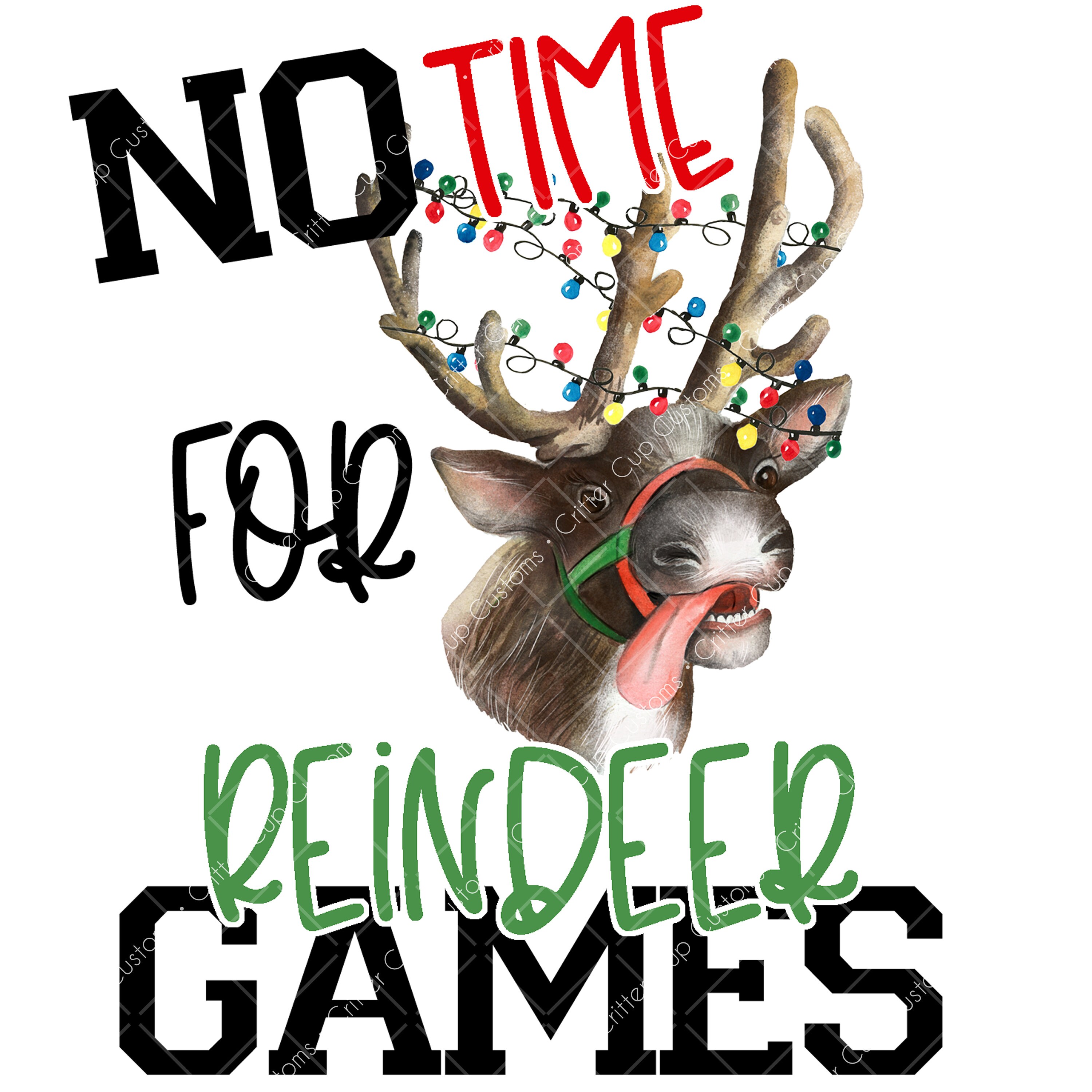 Reindeer Playing Games Clip Art