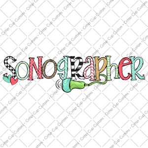 Sonographer Design, Digital Download PNG - Etsy