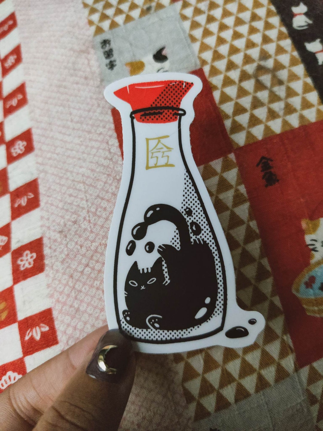 Soy Sauce Cat Sticker- 3 Inch Vinyl Stickers - Etsy