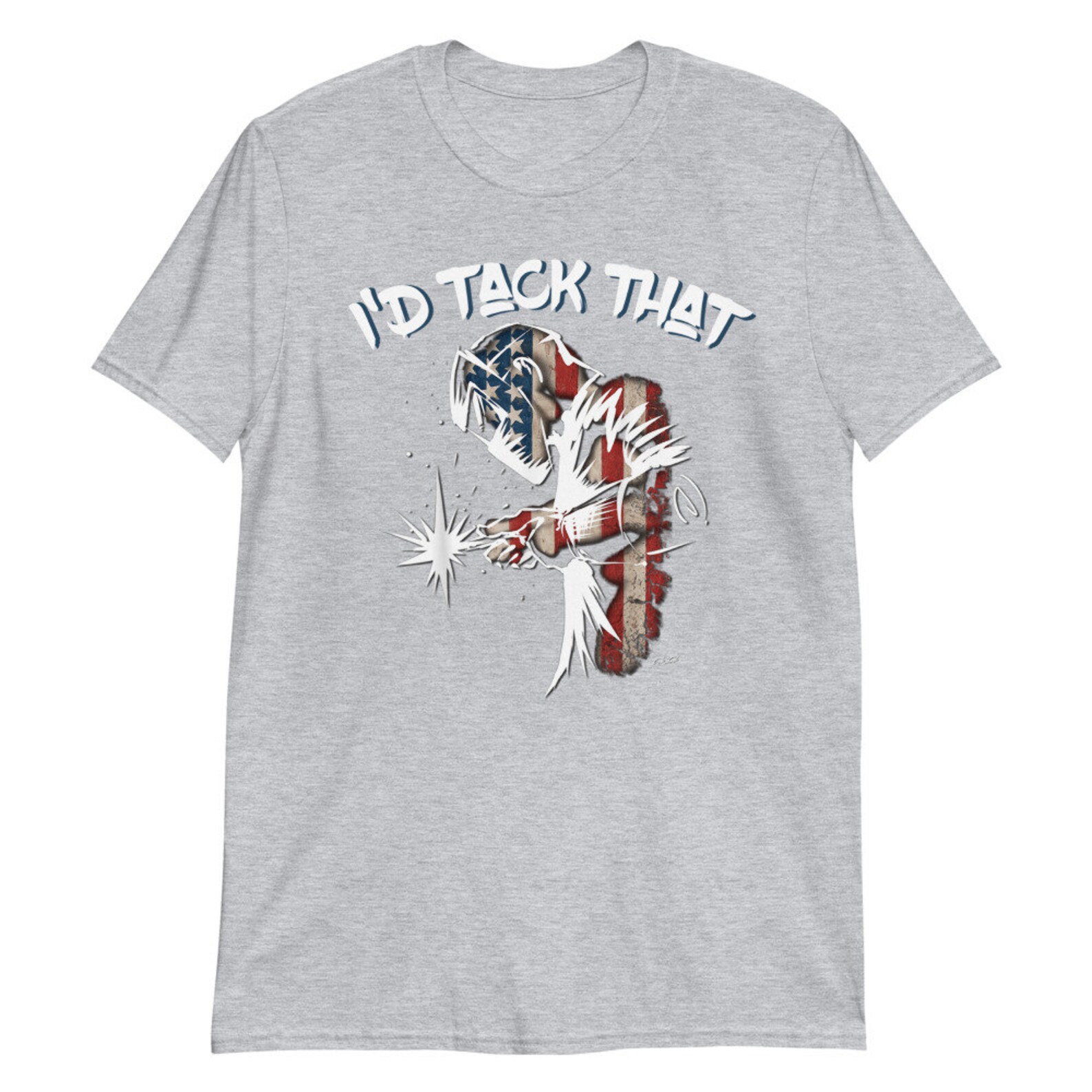 Id Tack That Welder Shirt, Funny Welder Shirt, Arc Welding Shirt, Union ...