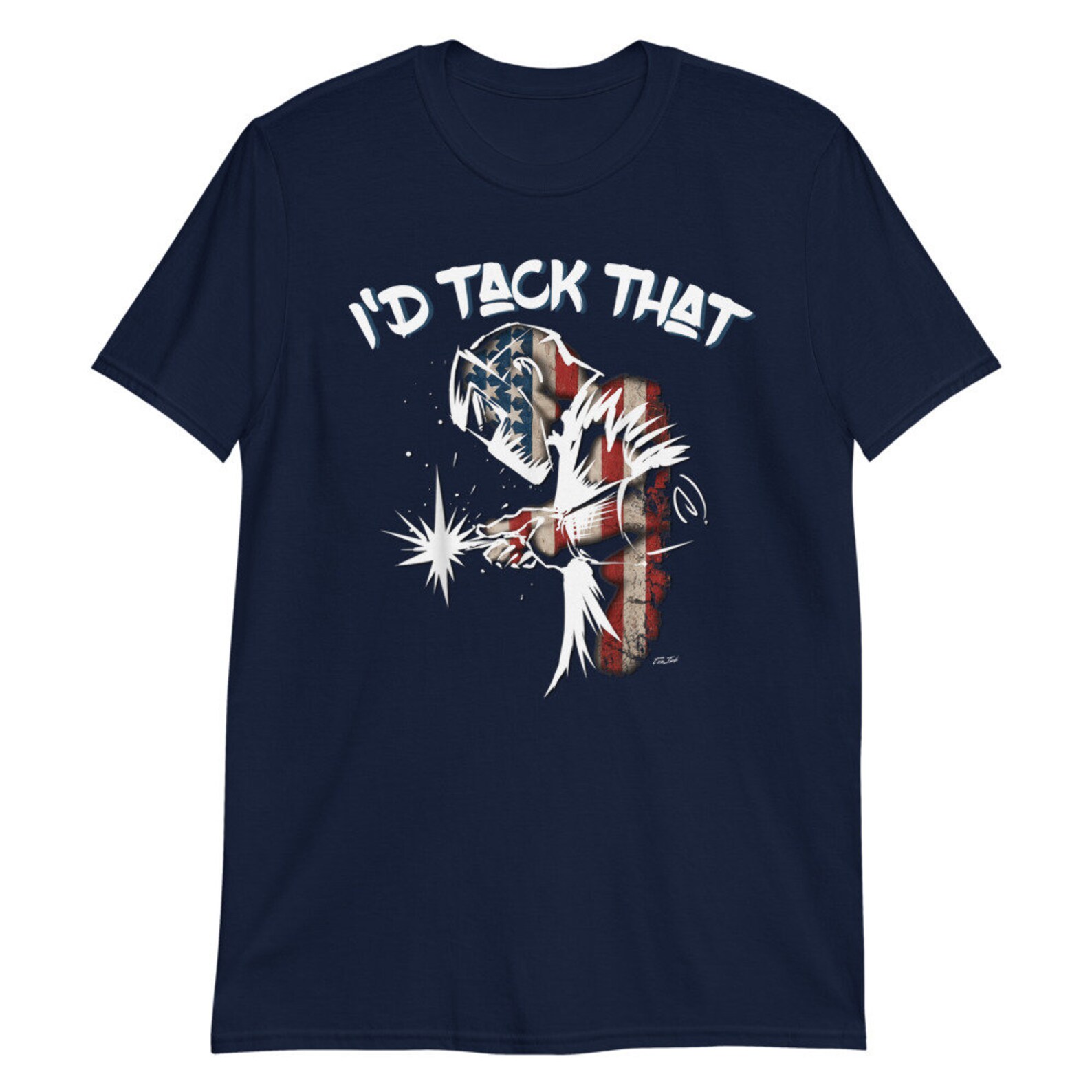 Id Tack That Welder Shirt Funny Welder Shirt Arc Welding - Etsy