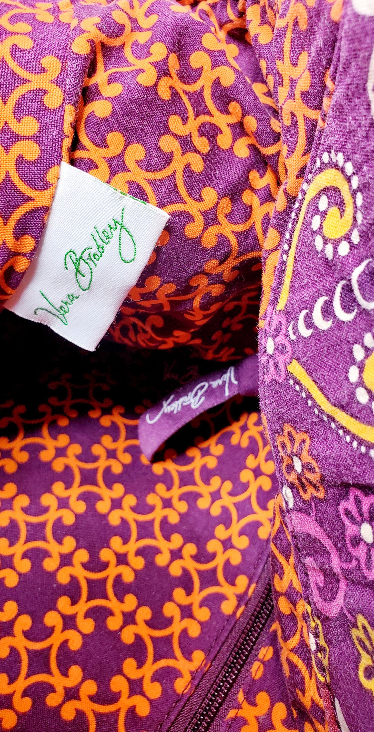 Vintage Vera Bradley Purple Floral Print Quilted Cotton Shoulder Bag - Etsy