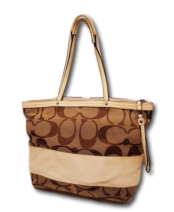 coach cc logo beige - Gem