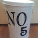 Hand Painted Trash/garbage Can - 20 Gallon Pure Bright White - NO.5 - Etsy