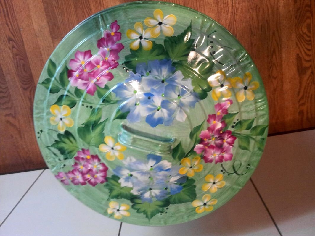 20 Gallon Green Wash, Blue, Yellow, Fuchsia Floral, Greenery - Etsy