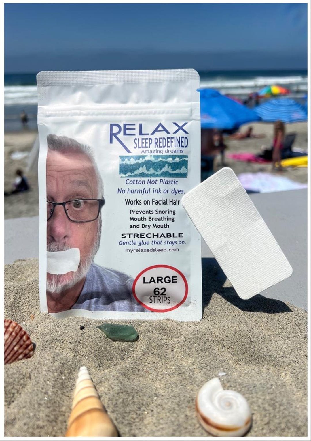 Relax Sleep Redefined Mouth Tape. 62 Strips. Size Large. - Etsy