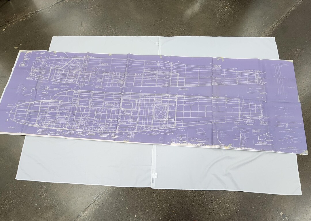 Screen-used Prop Airplane Blueprint From the 2009 Movie Amelia - Etsy