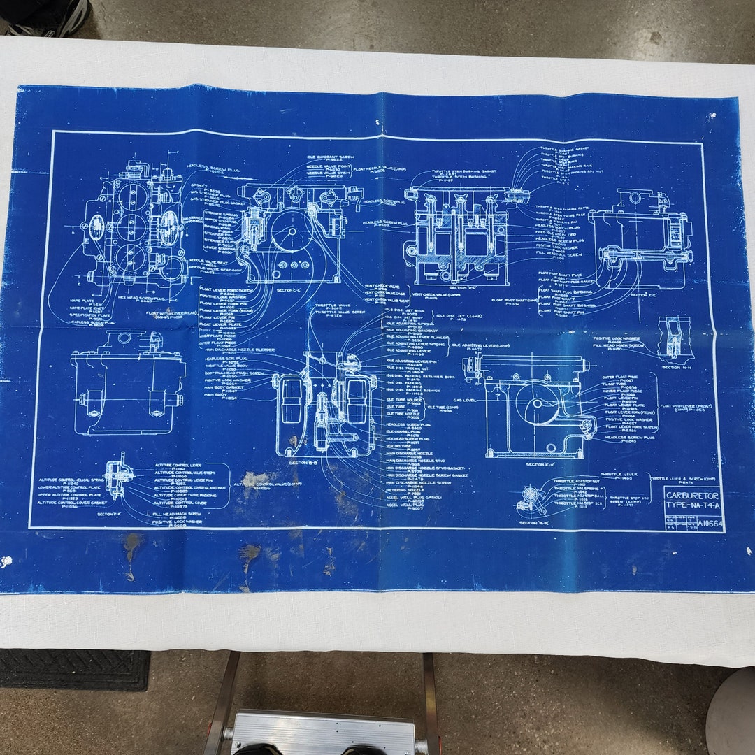 Blueprint Prop From the Movie Amelia - Etsy