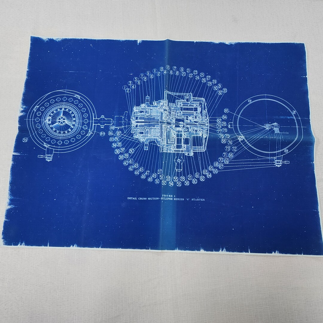 Movie Prop Blueprint From the 2009 Movie Amelia. - Etsy