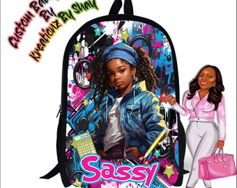 Mid 1s Collage Sneaker Addict Backpack sneakerhead - Etsy