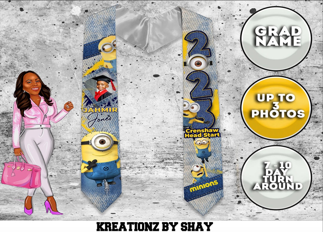 Graduation Stole Minionz - Etsy