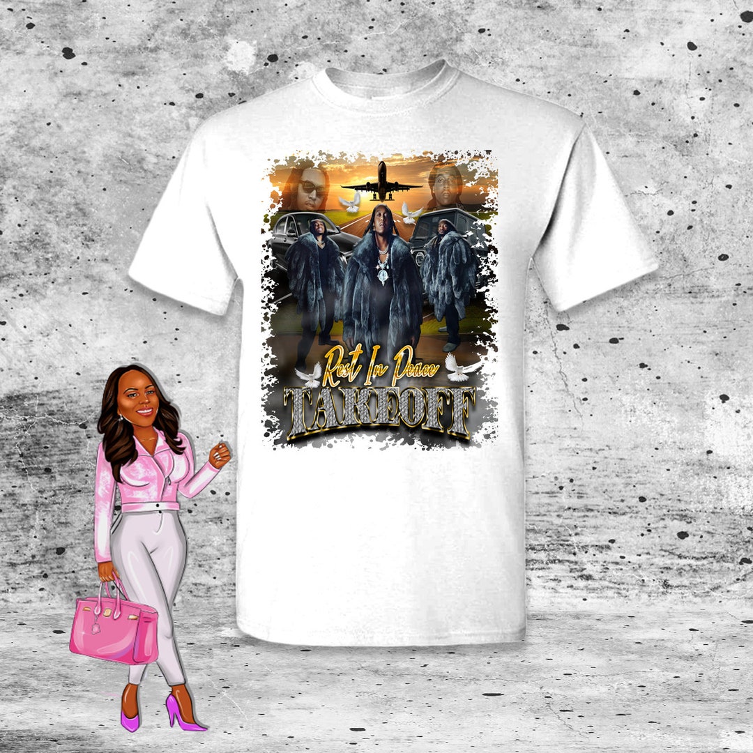 Takeoff RIP, Take off Memorial Shirt, Migos Tribute T-shirt, Takeoff ...