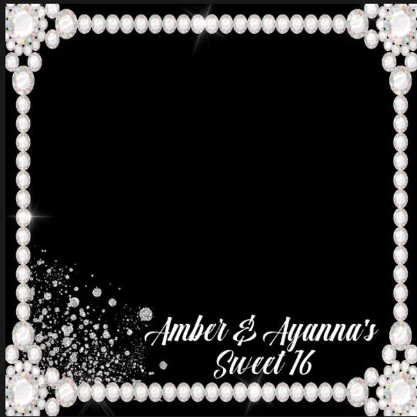 Photo Booth Border Template - Etsy