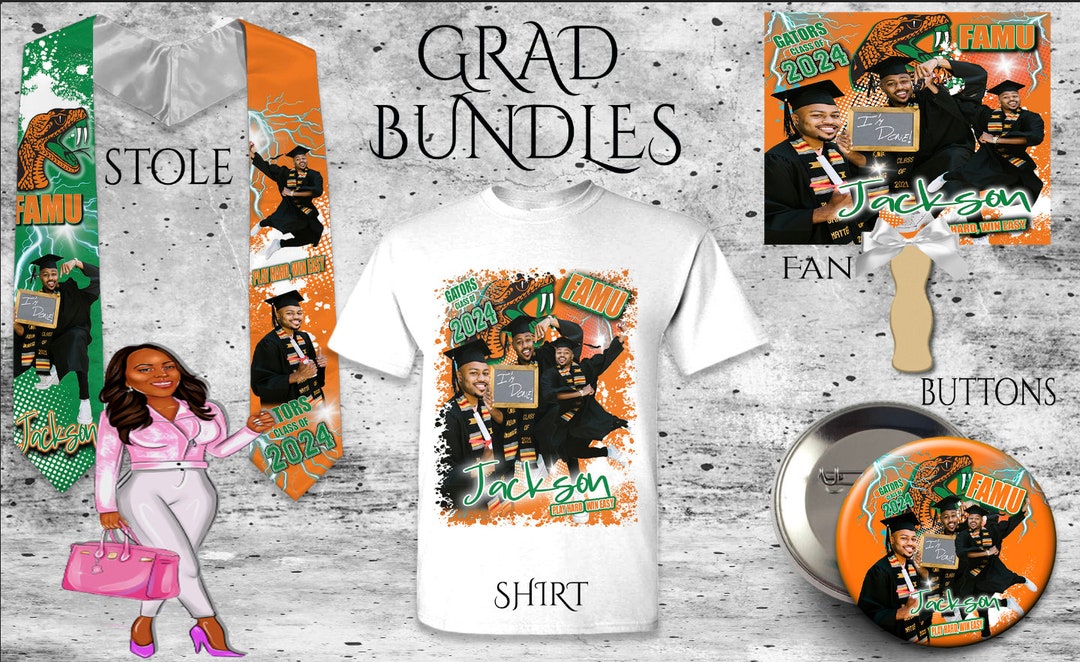 FAMU Orange and Green GRADUATION BUNDLE. limited Time Offer - Etsy