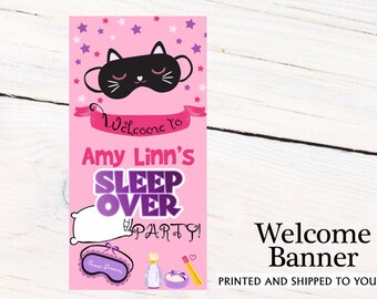 Slumber Party Custom Banner - Etsy