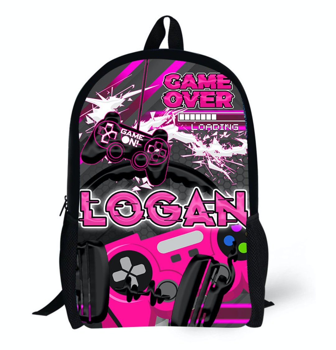 Personalized Backpack Gamer Backpack Custom Backpack for - Etsy
