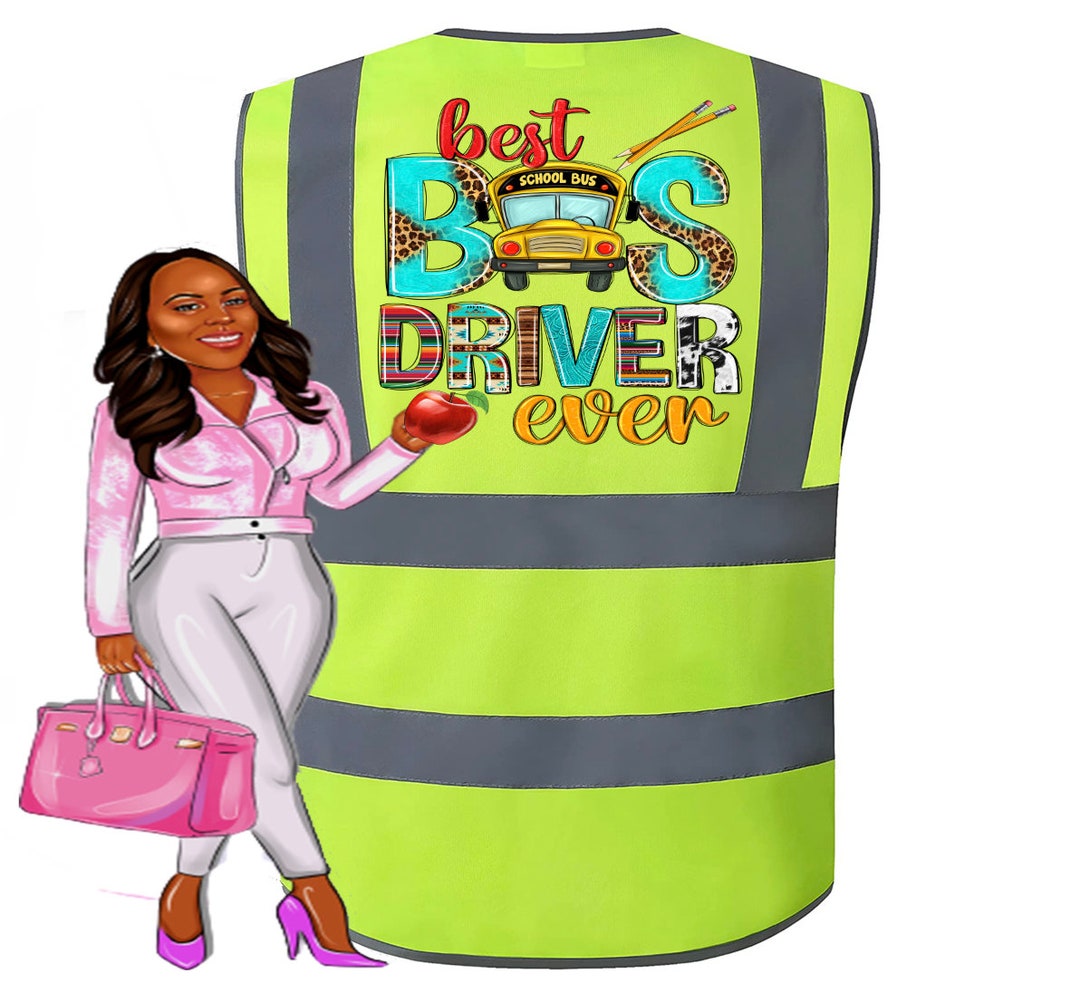 Best Bus Driver Vest, Bus Driver Reflector Safety Vest - Etsy