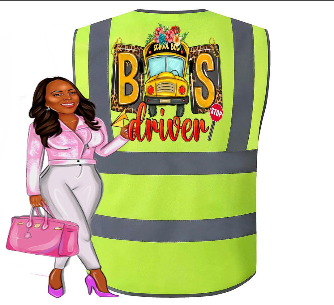 Best Bus Driver Vest Bus Driver Reflector Safety Vest - Etsy
