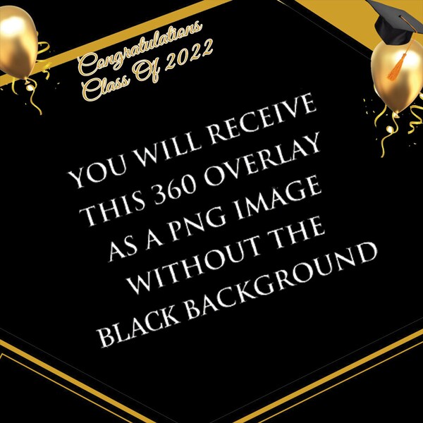 360 Booth Template Graduation - Etsy
