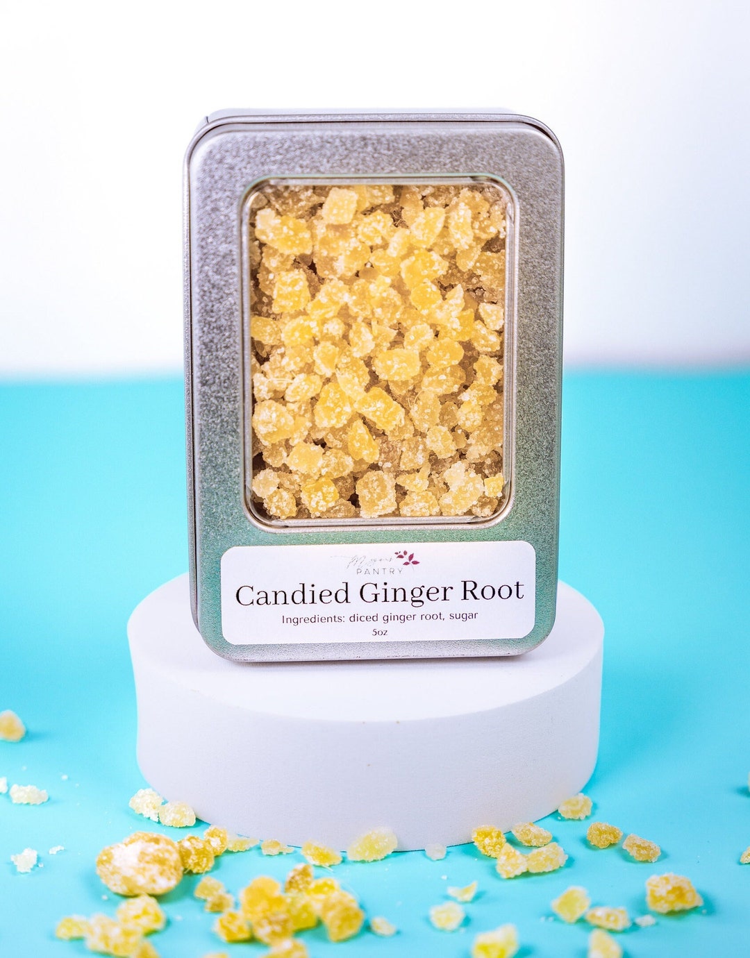 Candied Ginger Root, 5oz | Sulfite Free | Nausea | Digestive Aid ...