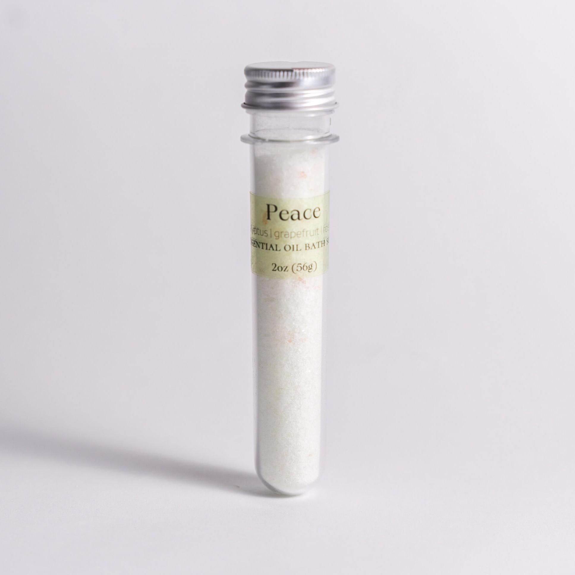 Essential Oil Bath Salt Tube | 2oz Relaxation Soak | Organic ...