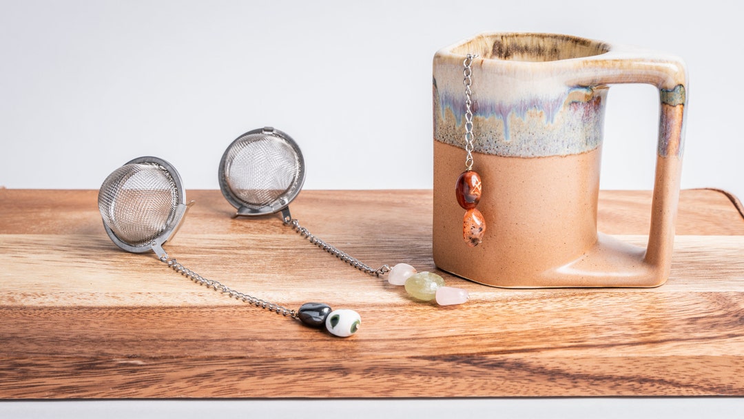 Gem Tea Infuser Ball: Handcrafted Crystal Tea Diffuser - Etsy
