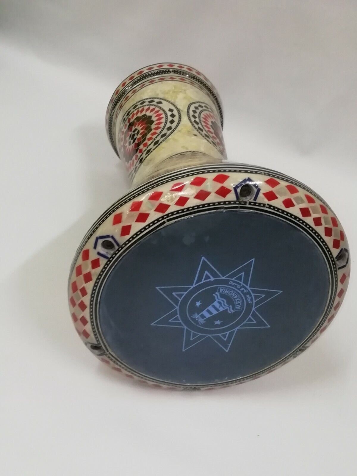 Egyptian Handmade Drum Tabla Mother of Pearl 1742.5cm - Etsy