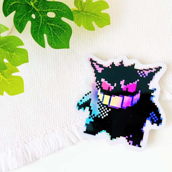 Gengar Pixel Art - Etsy