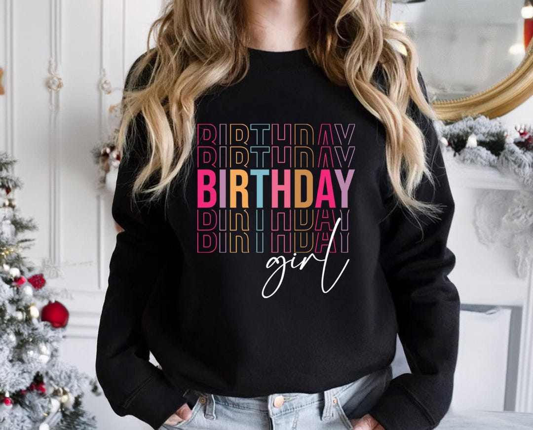 The Birthday Girl Shirt, Birthday Party Girl Shirt, Youth Birthday ...