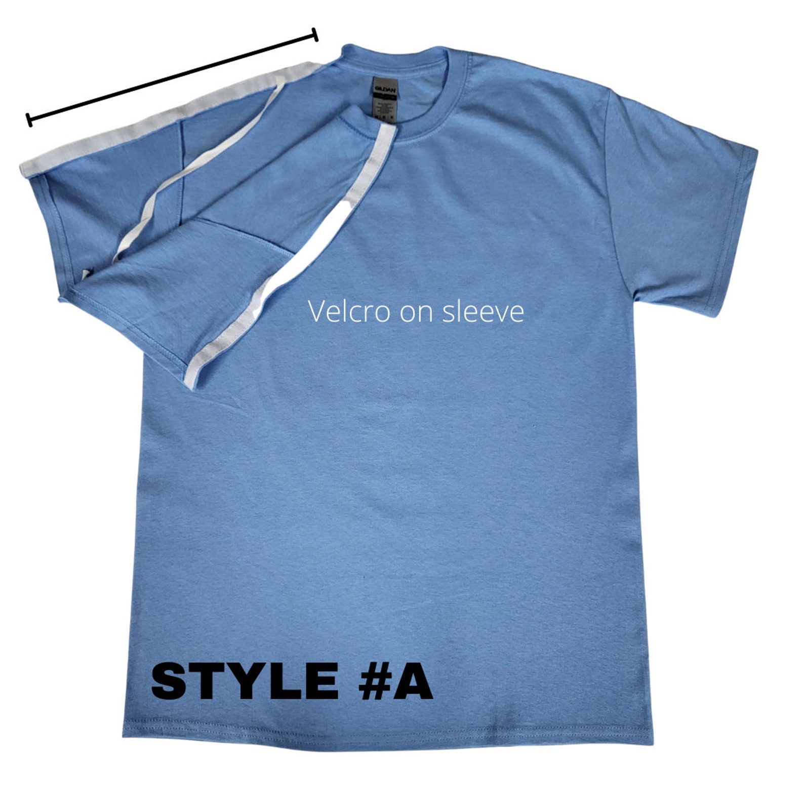 Unisex Rotary-cuff | T-shirt Velcro or Snap | Shoulder Replacement Wear ...