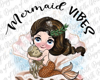 Mermaid Vibes SVG Mermaid Vibes Mermaid SVG Mermaid - Etsy
