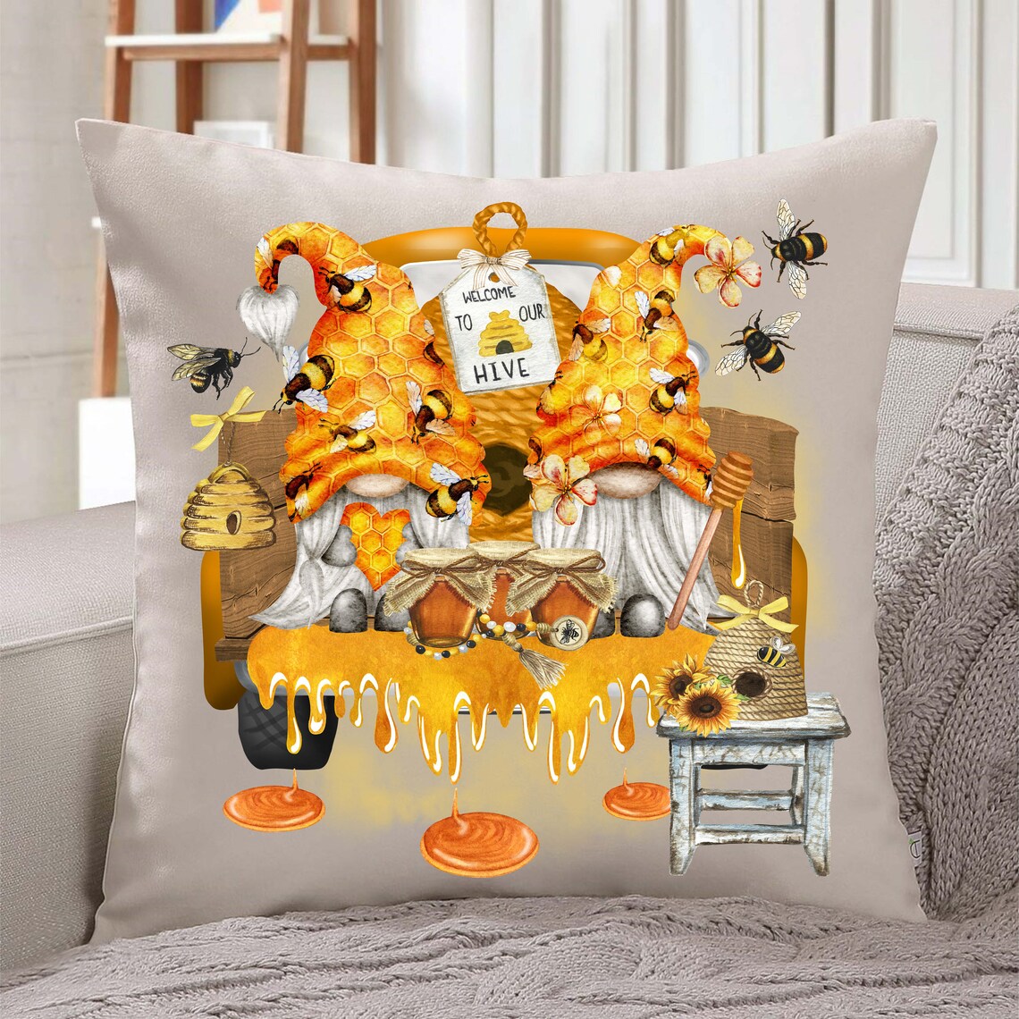Welcome to Our Hive Sublimation-bee Hive Sublimation-gnomes Sublimation ...