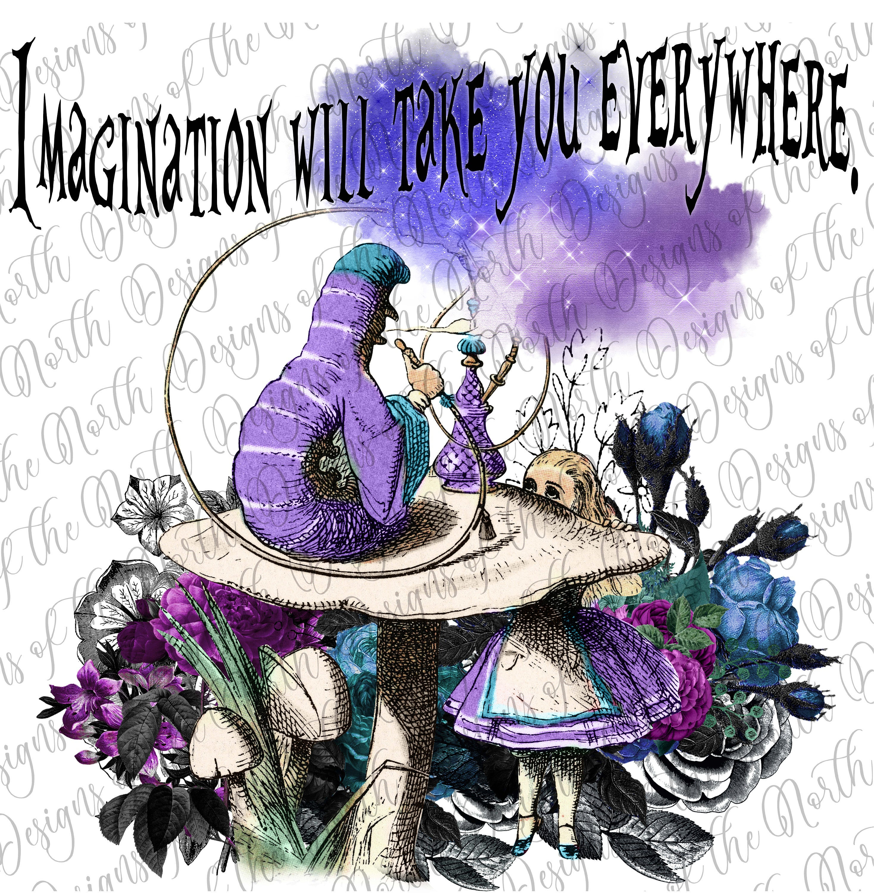 Alice In Wonderland Inspired Hookah