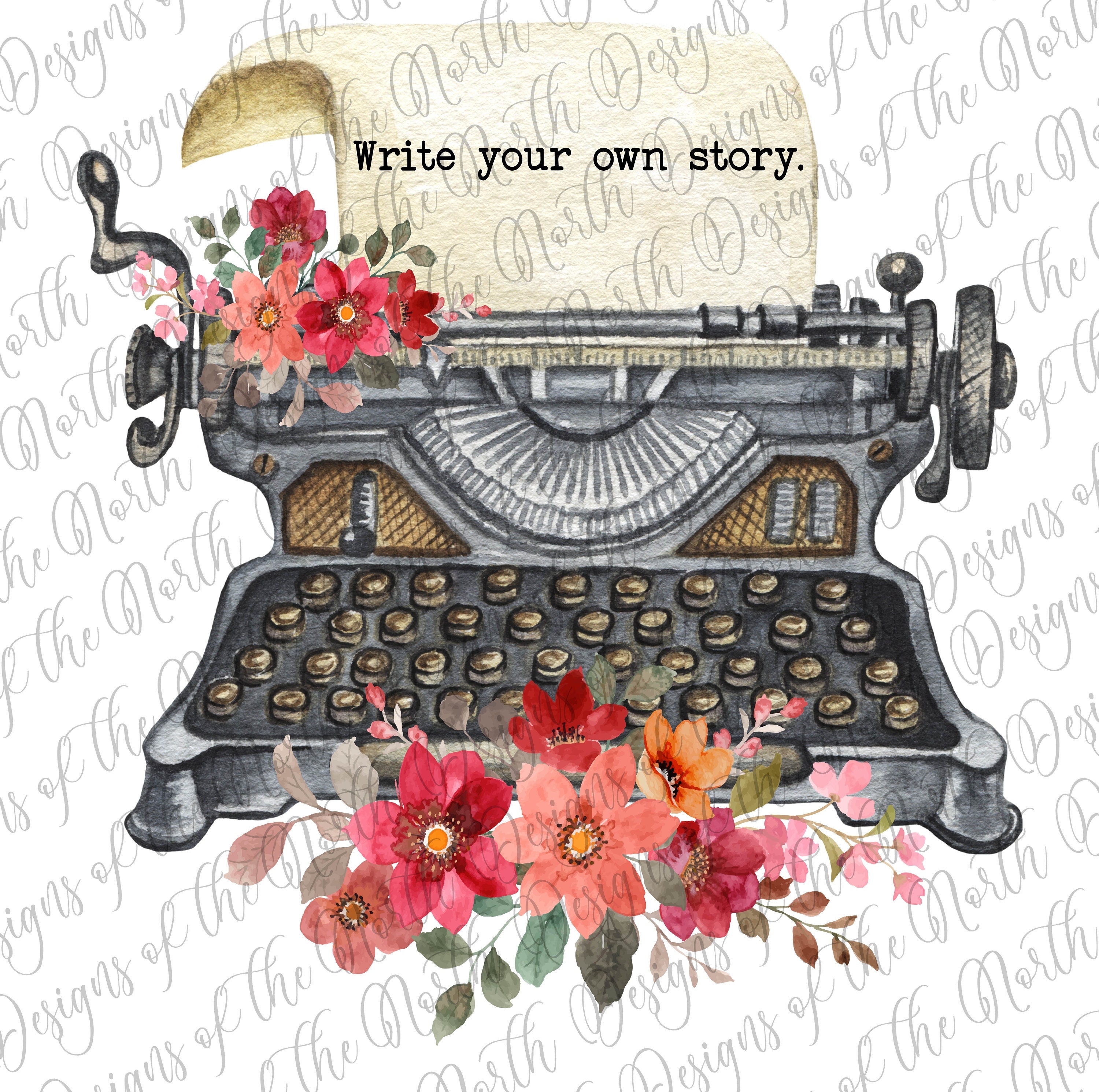 Vintage Typewriter Clipart