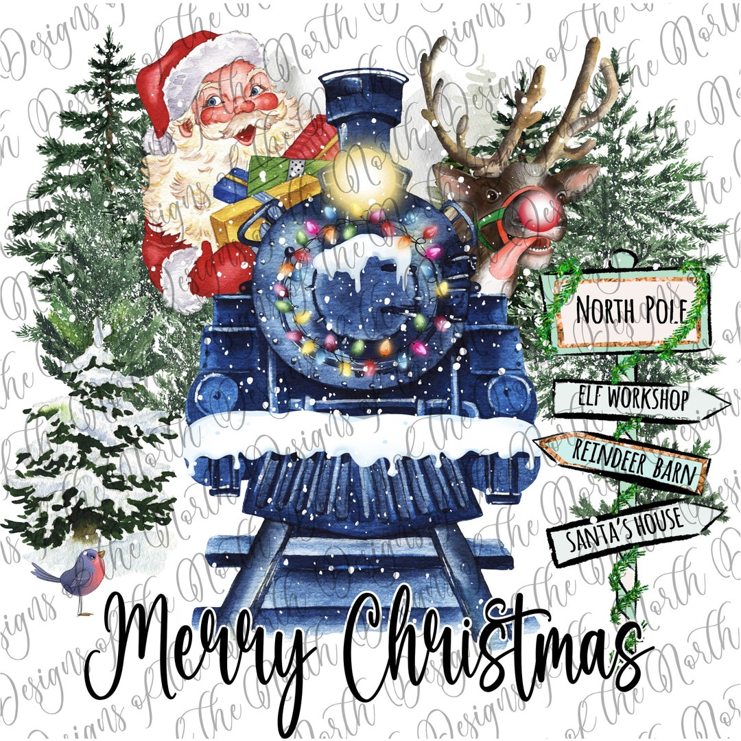 Merry Christmas-merry Christmas Train Png-christmas Train Png-christmas ...