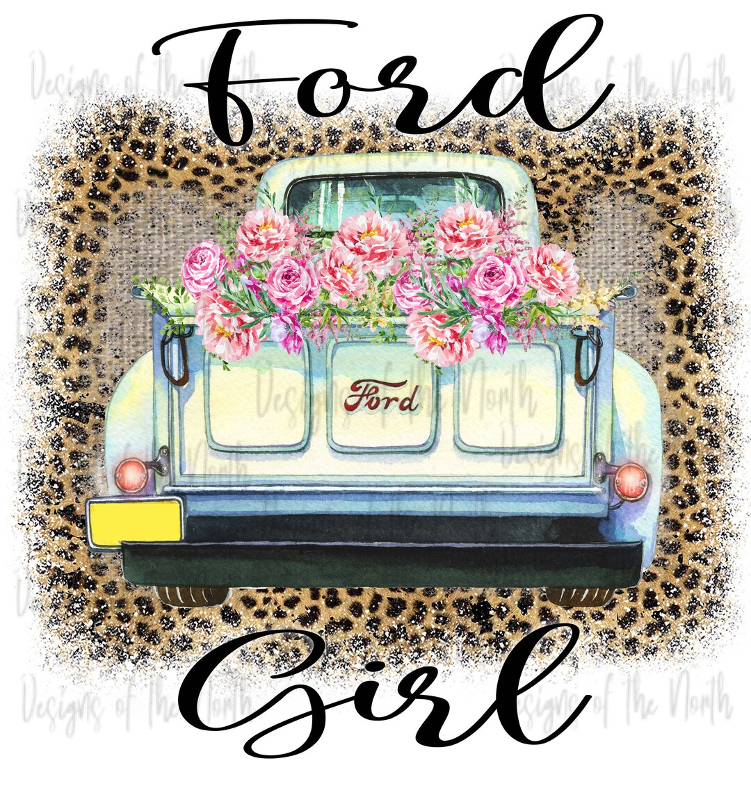 Ford Girl Sublimation-ford Girl Png-ford Girl Clipart-ford Truck ...
