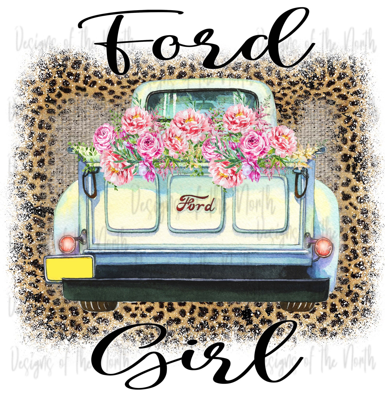 Ford Girl Sublimation-ford Girl Png-ford Girl Clipart-ford - Etsy