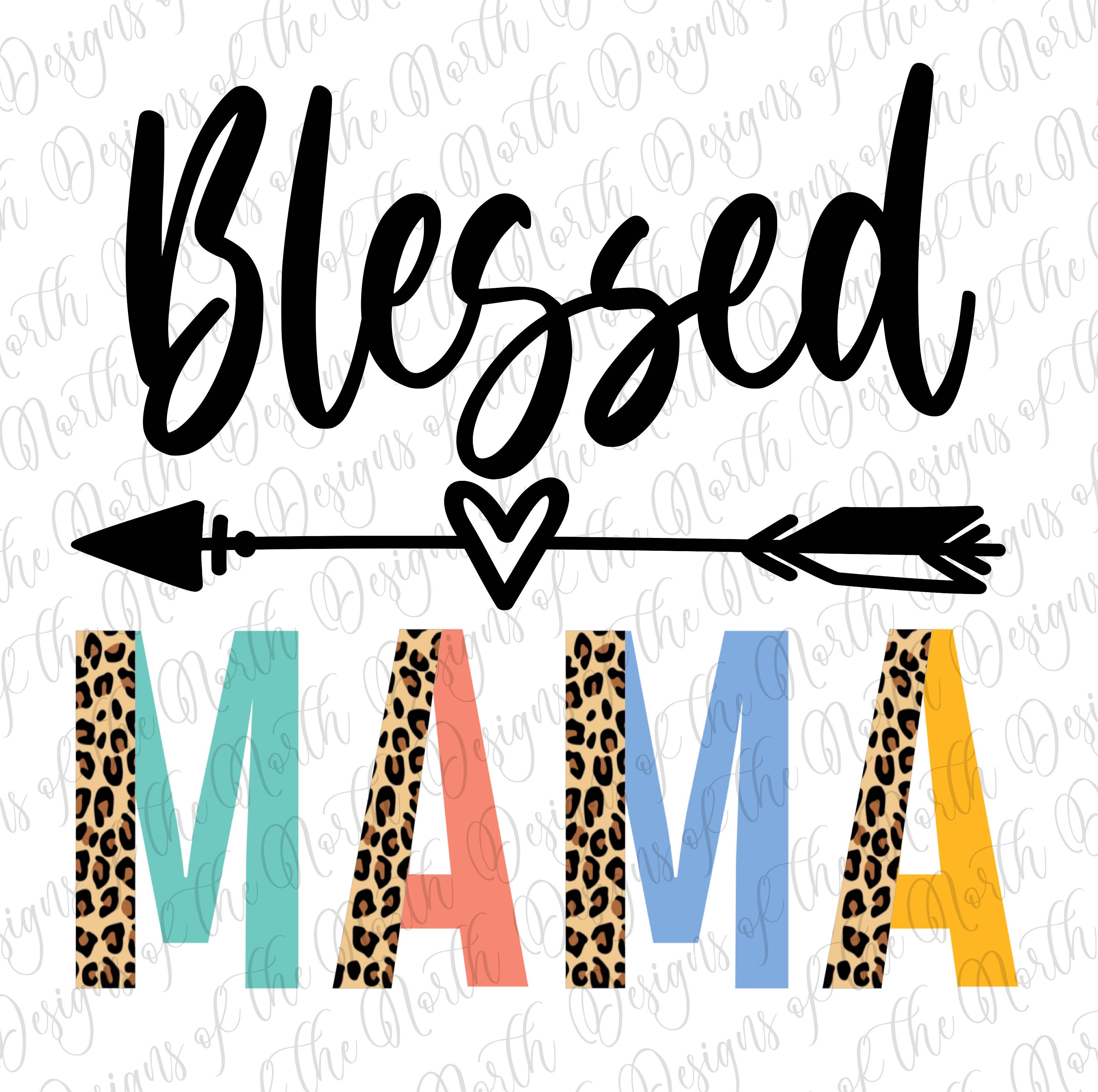Blessed mama sublimation-blessed mama clipart-blessed mama | Etsy