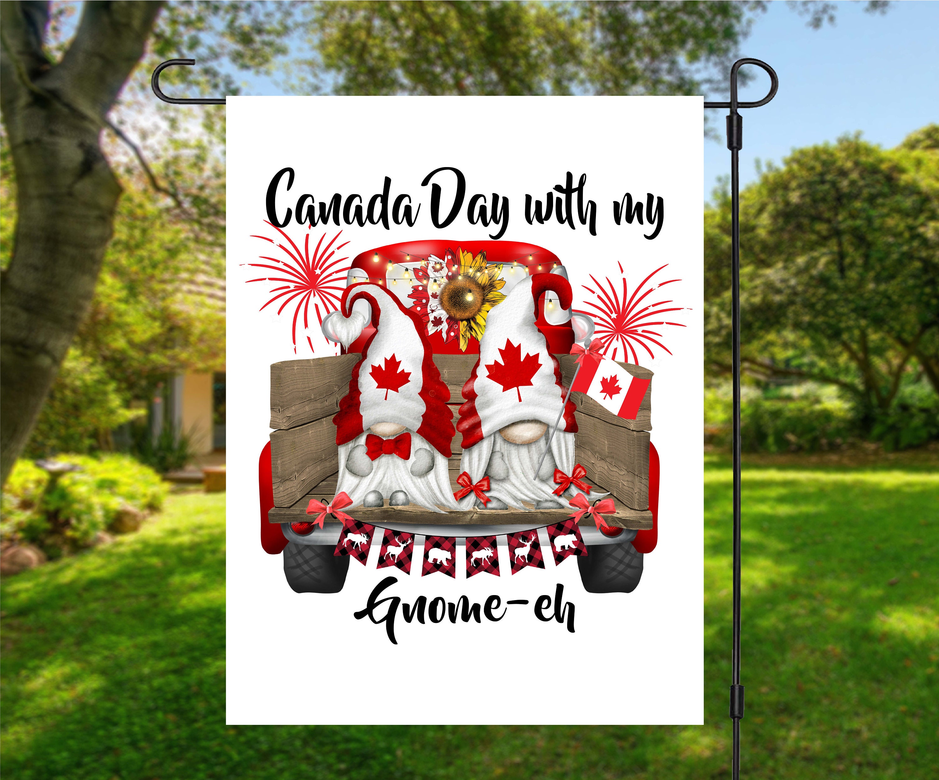 Canada Day With My Gnomies Eh-canada Sublimation-canada Day - Etsy