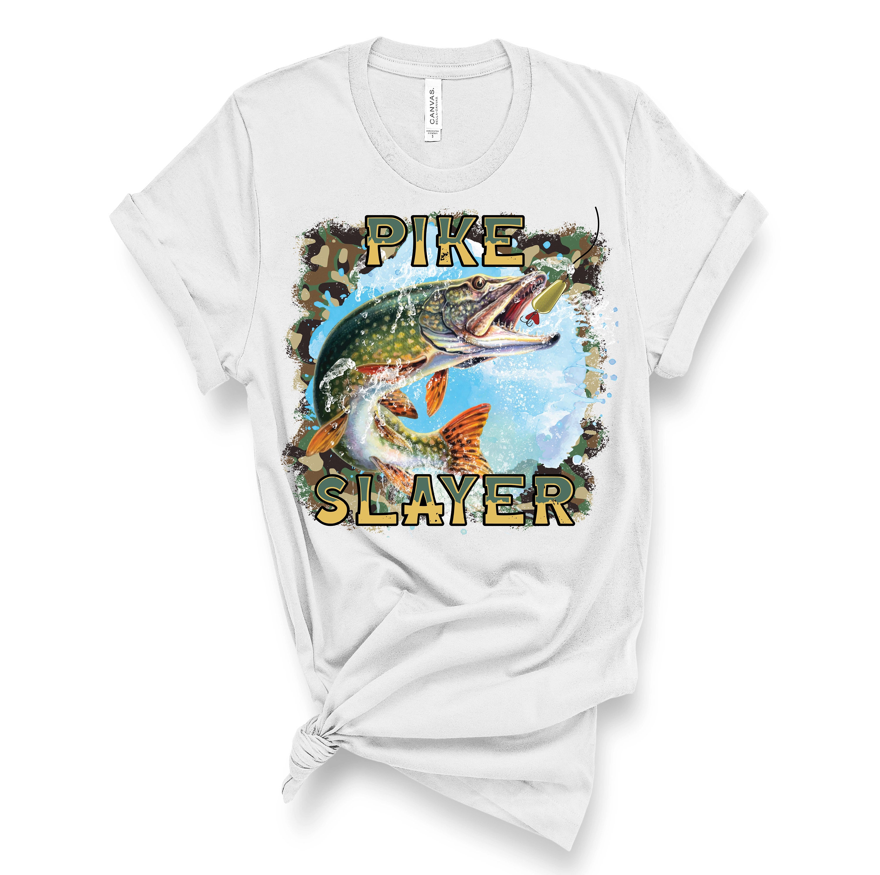 Pike slayer sublimation-fishing sublimation-fishing digital | Etsy