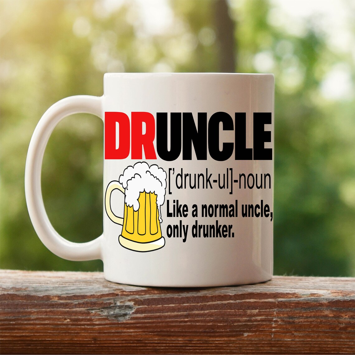 Druncle Sublimation-uncle Sublimation-funny Uncle - Etsy