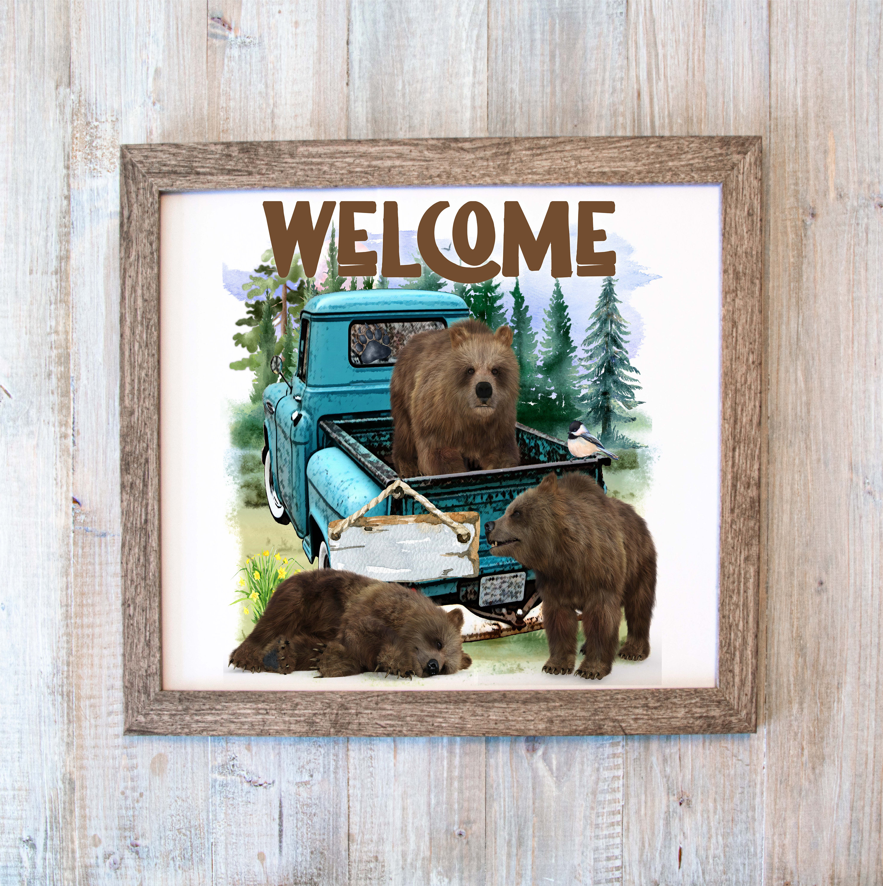 Welcome Sublimation-camp Welcome Sublimation-bears Sublimation-bear ...