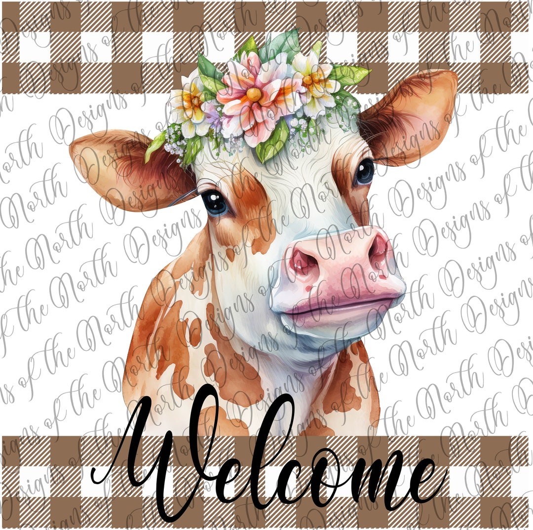 Welcome-welcome Cow Sublimation-cow Sublimation-flag Sublimation ...