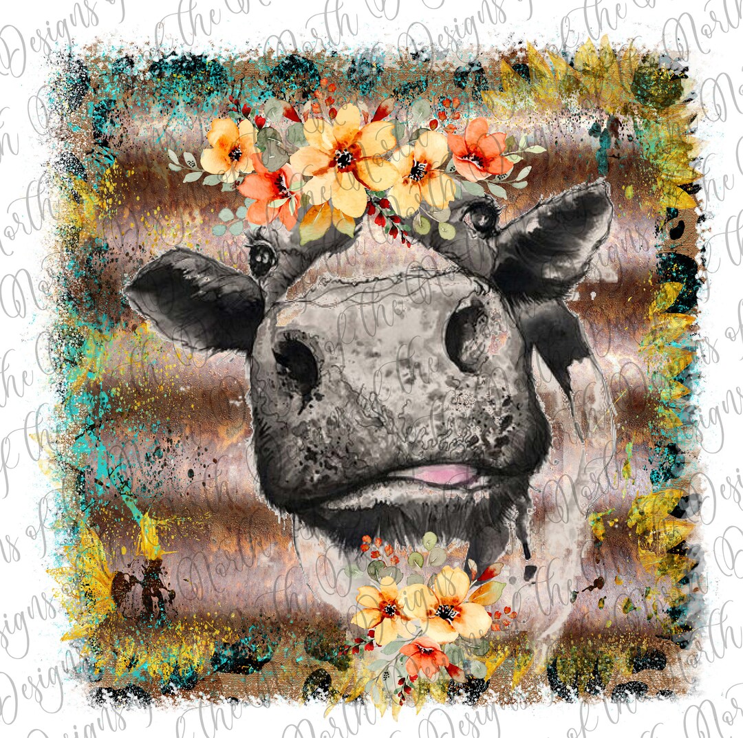Cow Sublimation-rustic Cow Sublimation-farmhouse Sublimation-farmhouse ...