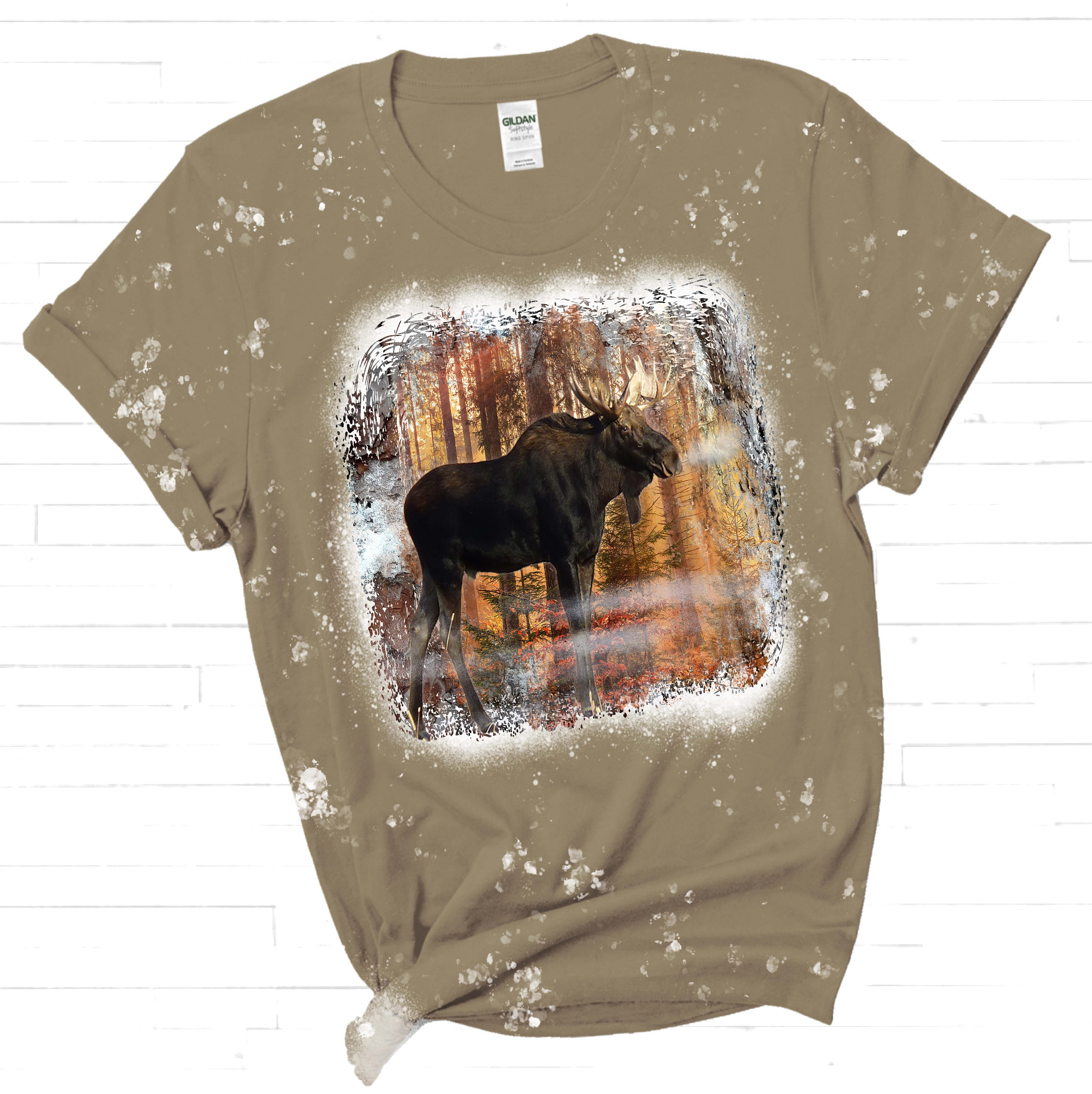 Moose Sublimation-fall Sublimation-fall Woods Sublimation-moose Faal ...