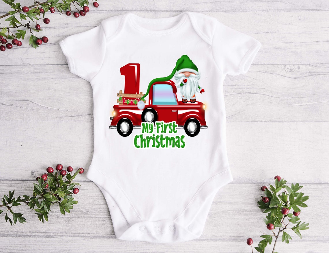 My First Christmas Sublimation-first Christmas Design-my First - Etsy