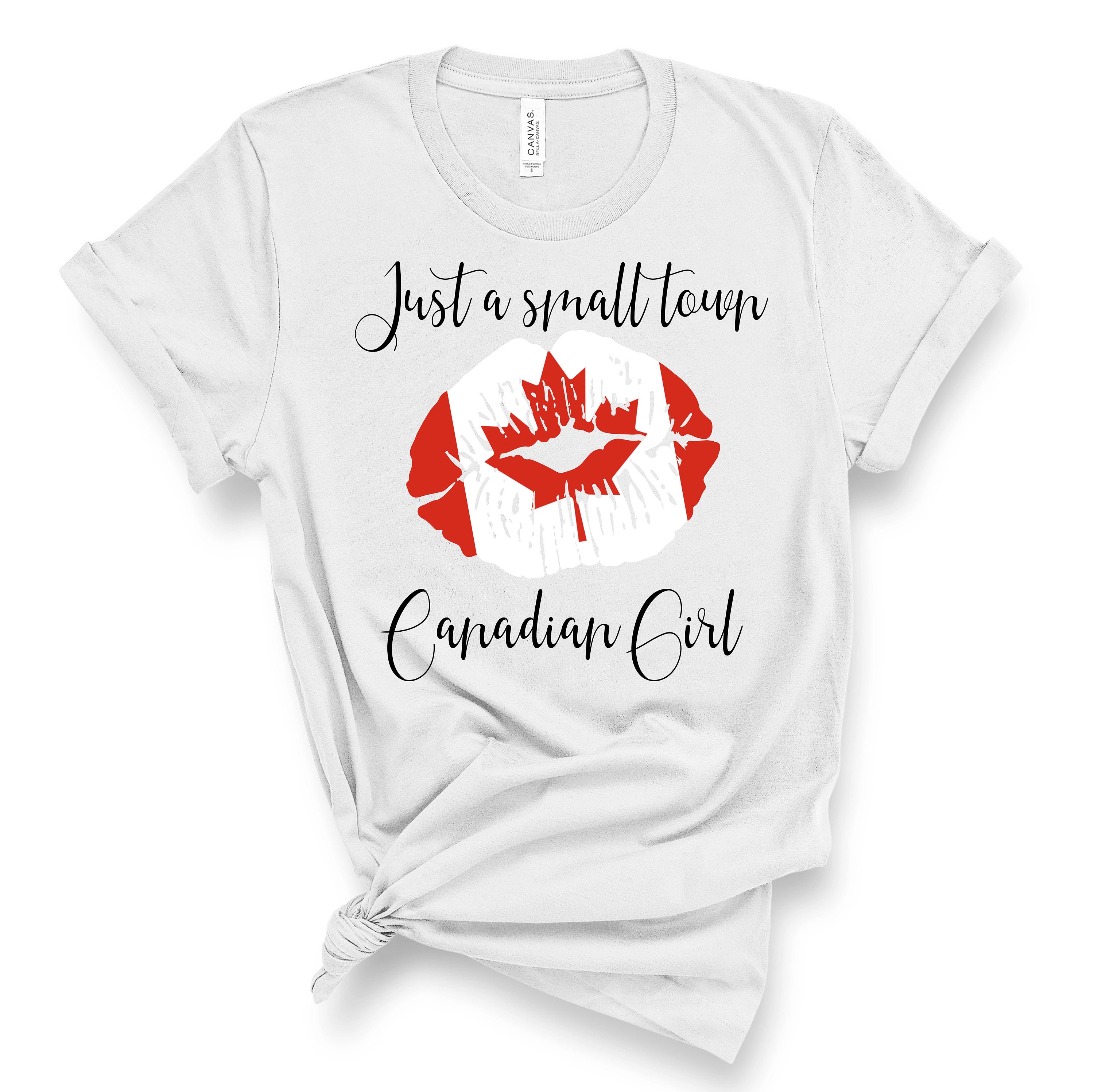 Just a small town canadian girl-canadian sublimation-canada | Etsy