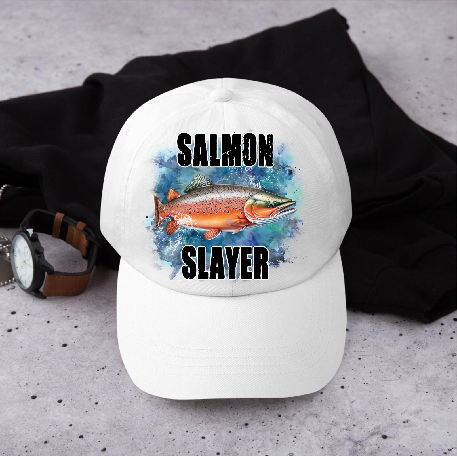 Salmon Slayer-salmon Fish Sublimation-salmon Sublimation-salmon Digital ...