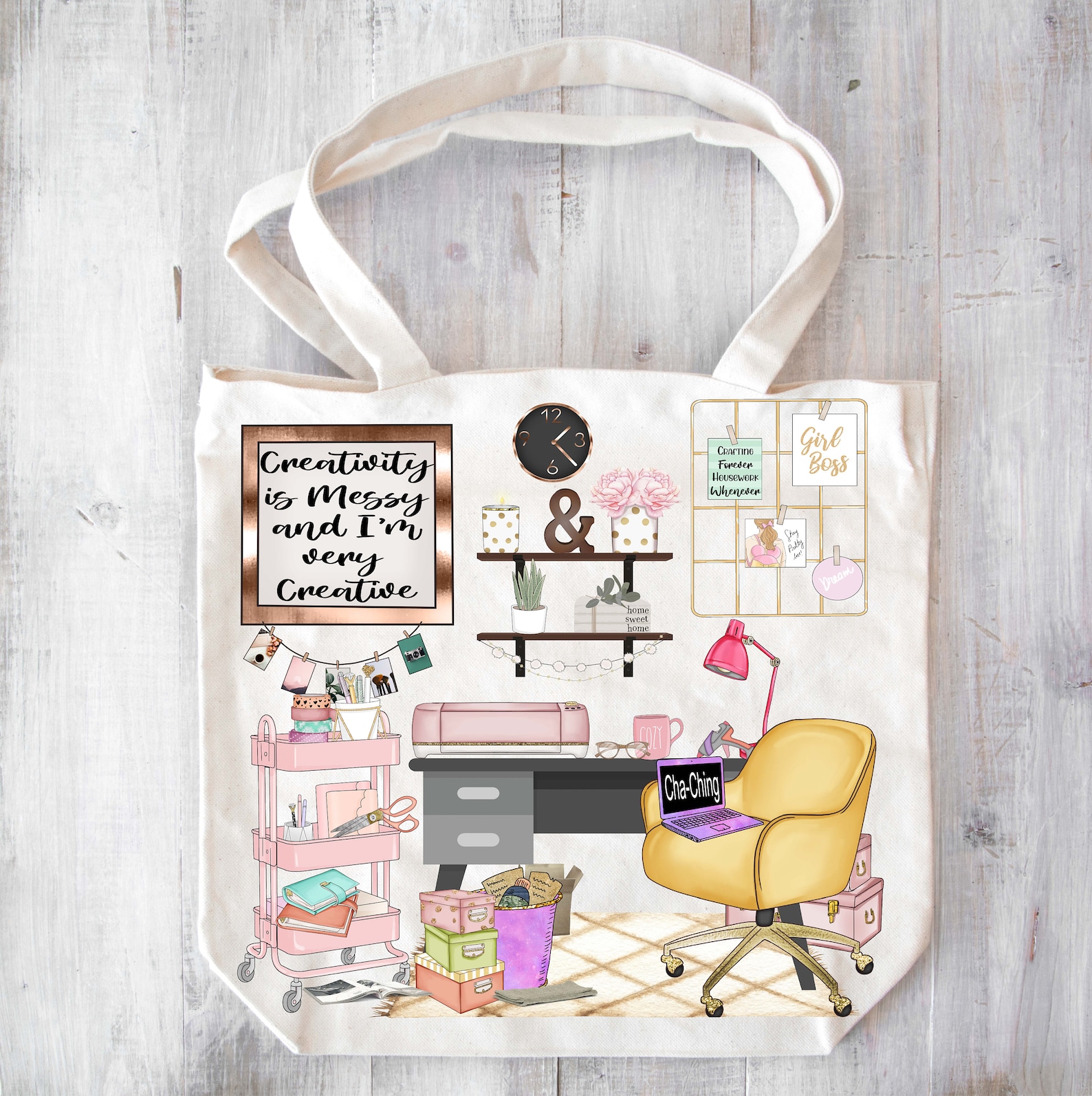 Craft Room Design-cricut Sublimation Design-creativity is Messy Design ...